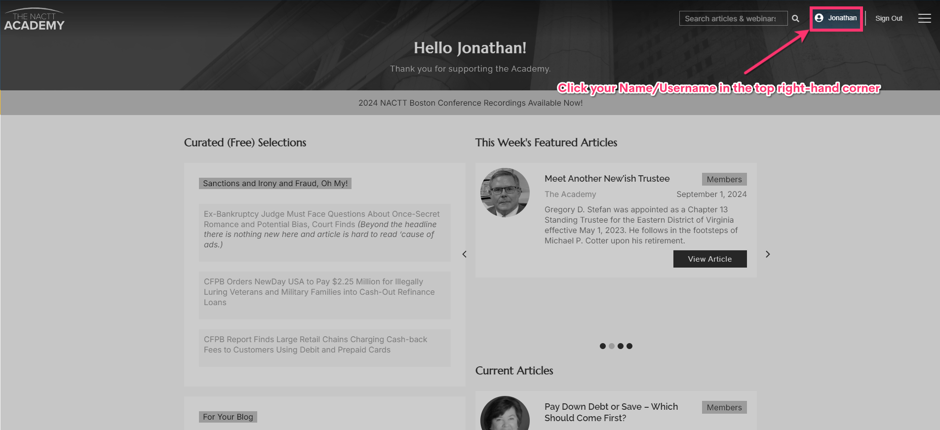 How to Acess Your Purchased Content & Media • NACTT Academy